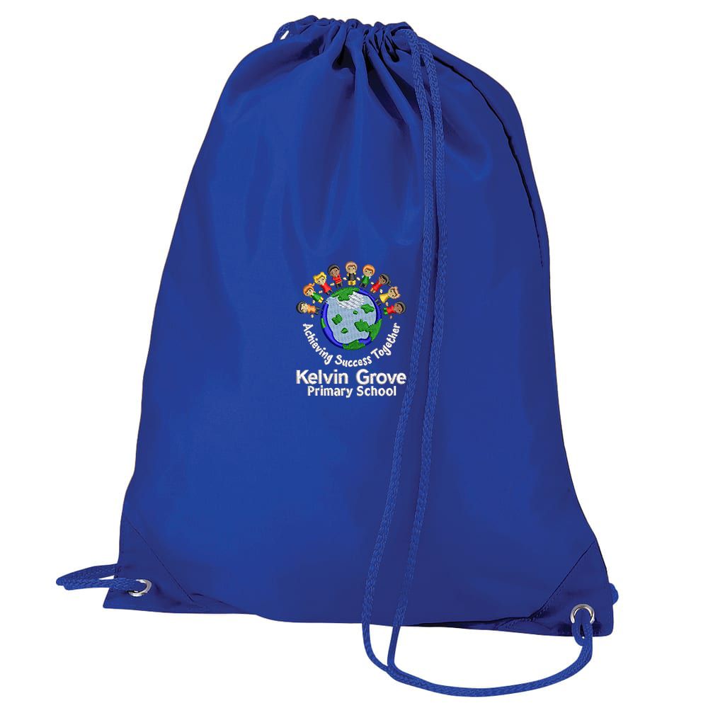 Kelvin Grove Primary School - Drawstring Bag - Motif8