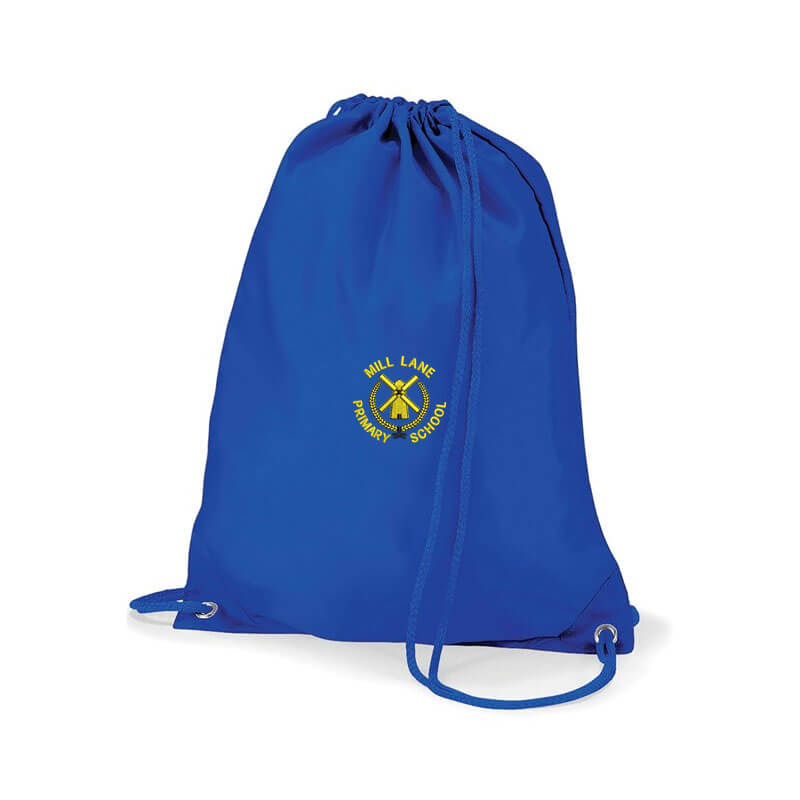Mill Lane Primary School - Drawstring Bag - Motif8